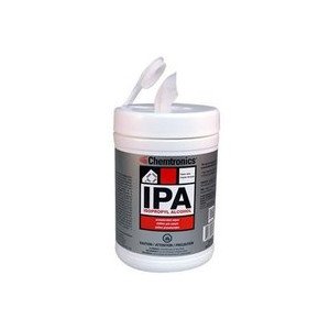 Lingettes pré-saturées IPA Chemtronics SIP100P - OEC Lintech